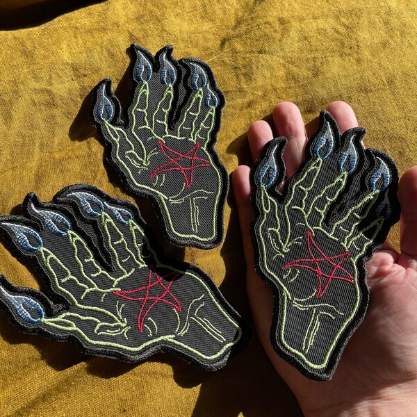 Number 13 - Iron on Embroidered Patch - Etsy