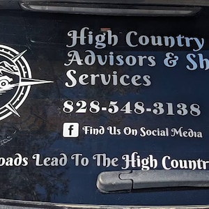 BEST SELLER Custom Business Decal Your Company Name or Logo Storefront ...