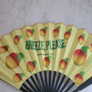 Custom Your Own Paper Fan, Custom Double Side Text and Photo, Folding ...