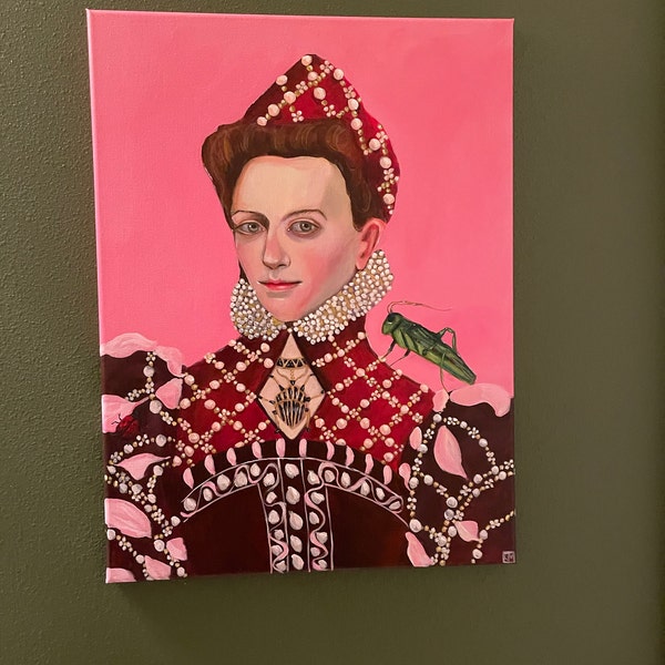 Six Wives of Henry VIII Set of Six 5x7 Original Painting Wall Art Tudor ...