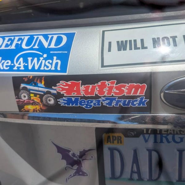 TRAF - Now Read It Backwards Bumper Sticker or Magnet | Funny Sticker ...