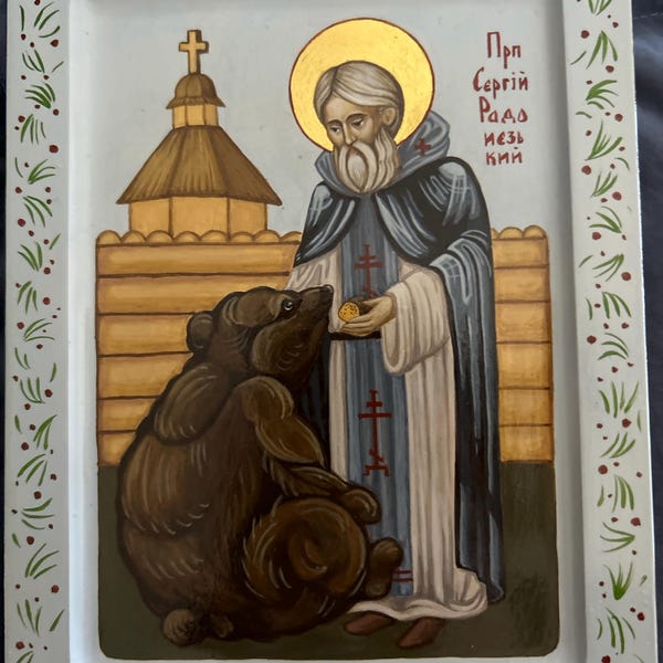 Hand-painted Icon of Saint Peter, Size 25x30x4 Cm. - Etsy
