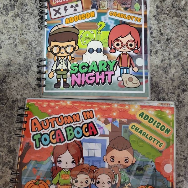 Busy Book Toca Boca Life Stories - House, Paper Dolls, Toddler ...