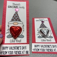 Printable Valentine Card for Kids, There's Gnome-body Like You Digital ...
