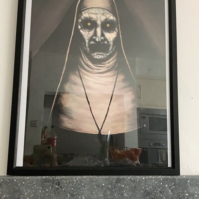 Valak the Demon Nun Conjuring Art Print Reproduction 11 X 17 Signed by ...