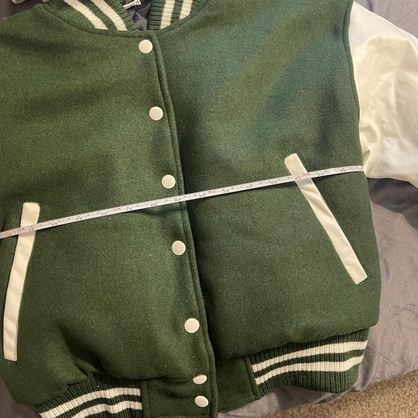 RETRO VARSITY JACKET| Wool Leather Jacket| Customizable Bomber Jacket ...