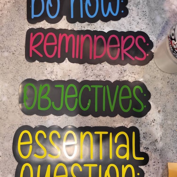 White Board Custom Magnetic Labels, White Board Magnet,first Year ...