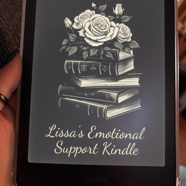YOUR NAME Personalized Kindle Lock Screen, Wallpaper for Kindle ...