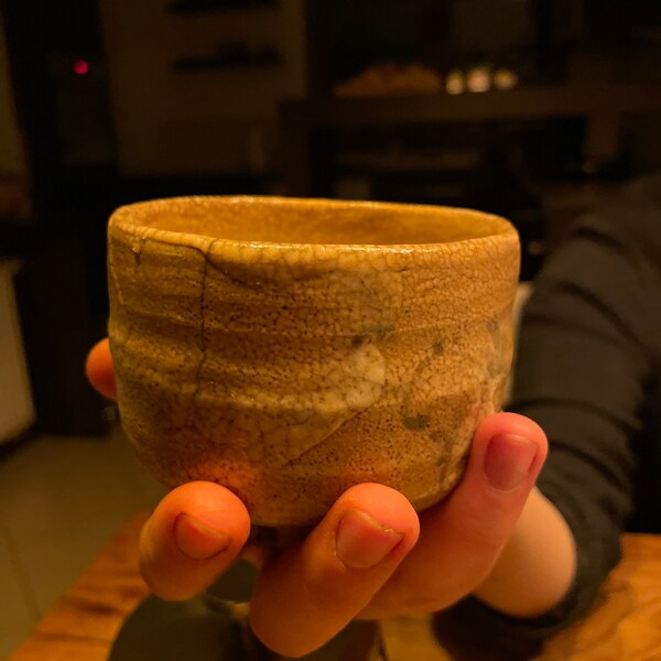 III Ito Tozan 1900-1970 Kuro Raku Tsutsu Chawan for Japanese Tea ...