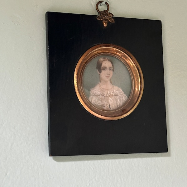 A Fine Late Georgian Profile Portrait on Card,of a British Naval ...