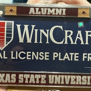 Spelman College Alumnae Chrome License Plate Frame Officially Licensed ...