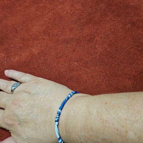 Boho Fringe Cotton Keychain, Case of Stripes Friendship Bracelet ...