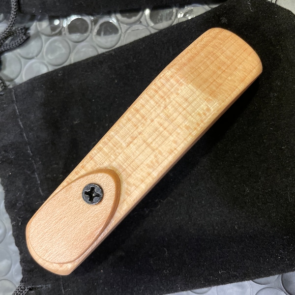 Premium Wedge Tip Pocket Pipe Hardwood Block Wooden Smoking Pipe With ...