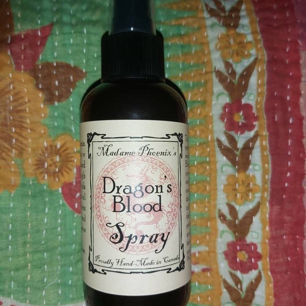 Dragons Blood Spiritual Cleansing Spray - Etsy