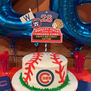 Chicago Bulls Birthday Cake Topper/ Party Decor - Etsy