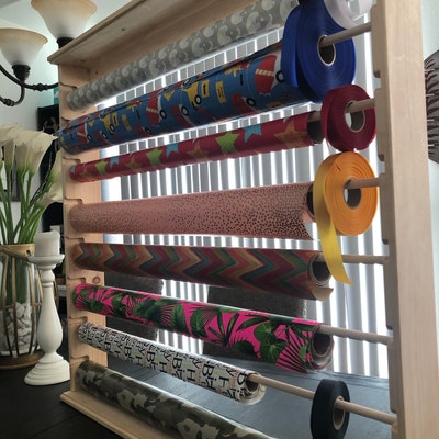 Wrapping Paper Rack FREE SHIPPING wall Hanging - Etsy