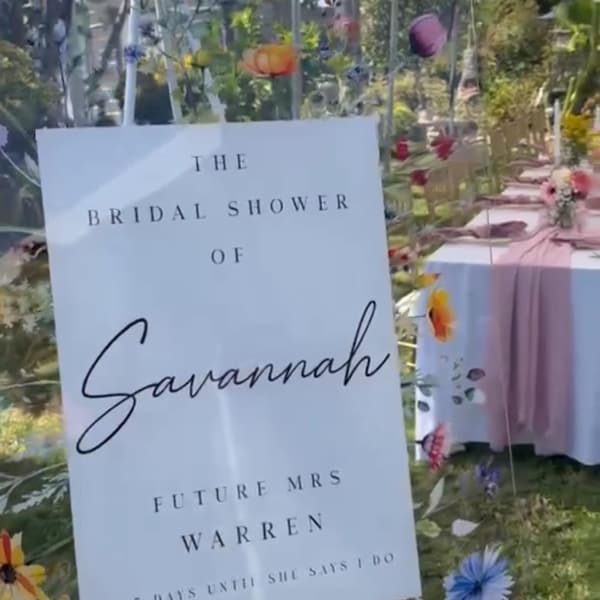 In Loving Memory Welcome Sign, Celebration of Life Sign With Photo ...