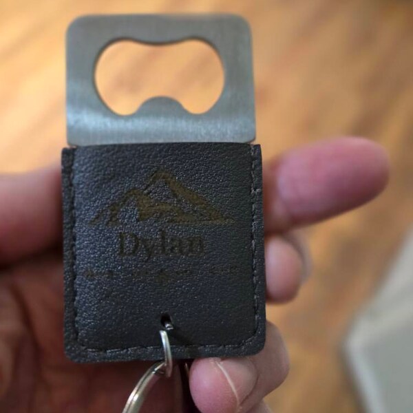 Engraved Wooden Keyring With Bottle Opener,handcrafted Wooden Keychain ...