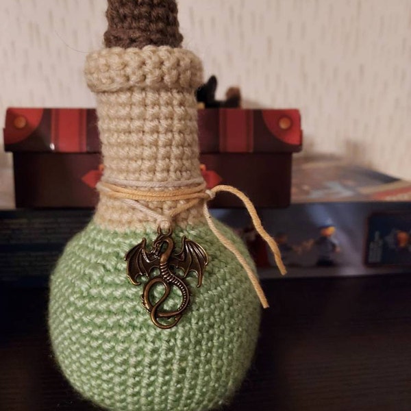 Potion Bottle Crochet Patterns Crochet Dice Bag Pattern Magic Potion ...