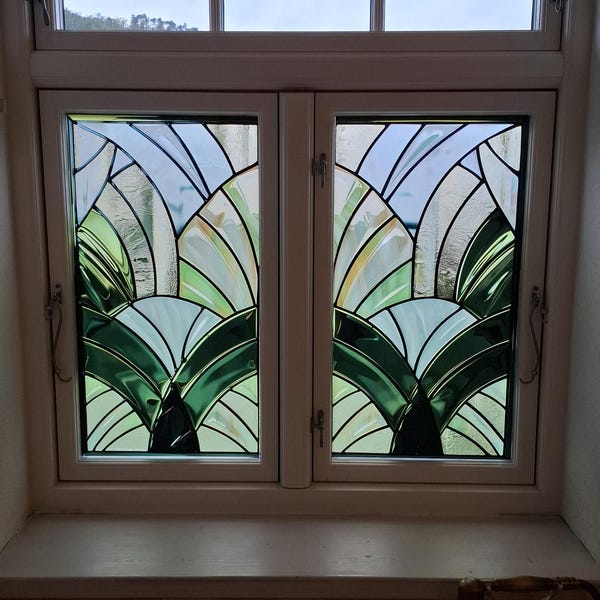 Schöne Fensterfolie Art Deco Bild