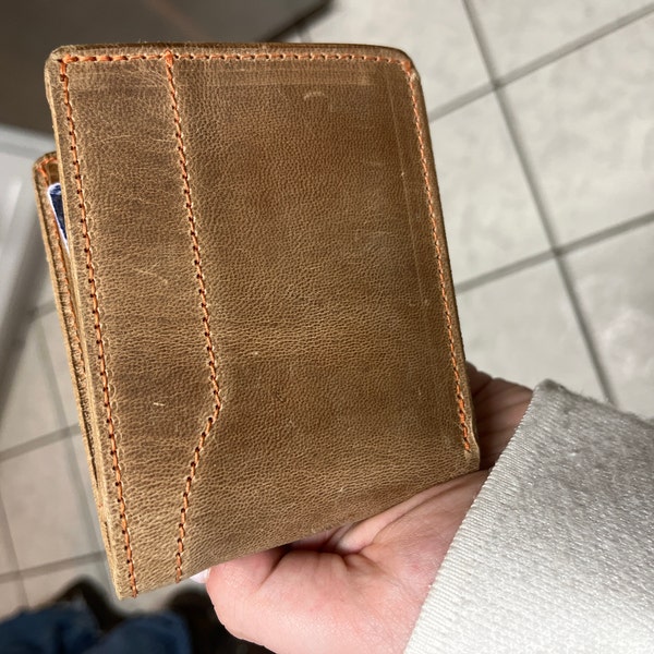 Small Tan Leather Purse, Mini Hand Bag, Hand Made Leather Purse, Great ...