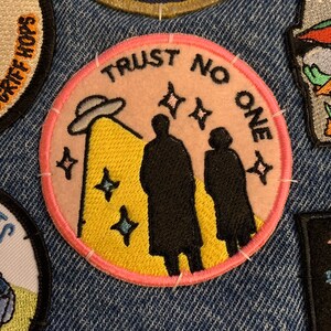 Trust No One Patch - Etsy
