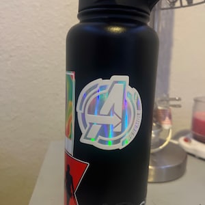 Avengers Assemble Holographic Sticker/ Disney Marvel Laptop Stickers ...