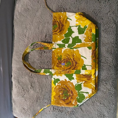 2 Sizes Utility Tote Bag PDF Sewing Pattern and Tutorial Instant ...