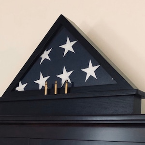 Memorial Flag Display Case With Shell Casings - Etsy