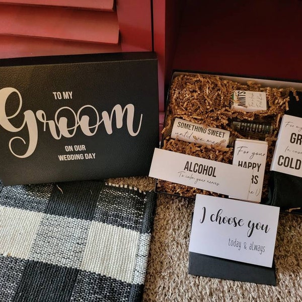 Grooms Gift From Bride on Wedding Day, Groom Box, Groom Gift Box ...
