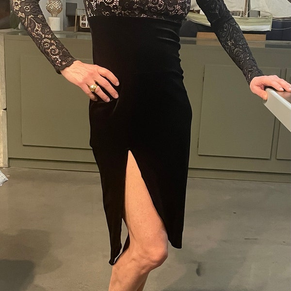 Argentine Tango Fishtail Skirt, Salsa Dance Skirt, Bodycon Latin ...