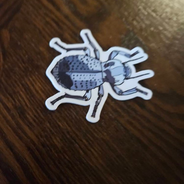 Deer Tick (black-legged Tick) Sticker, 2x2 in - Hydro Flask Sticker ...