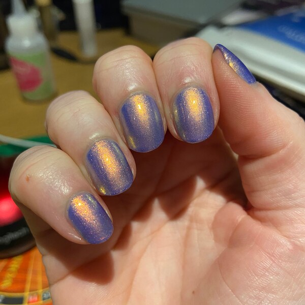 Supernova Glow - Blue Purple Orange Red Yellow "glow Pop Nail Polish ...