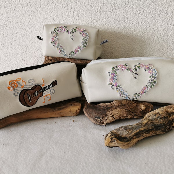 Cute Heart Embroidery Design - Flower Machine Embroidery File - PES JEF ...