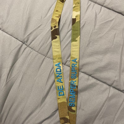 Army, Air Force, Navy, Marines Personalized Lanyard, Badge Holder ...