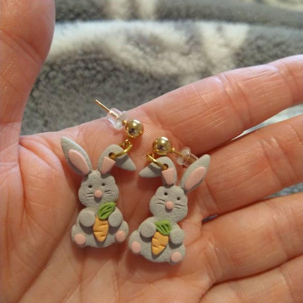 Blue Dangly Earrings, Spring Statement Earrings, Summer Statement ...