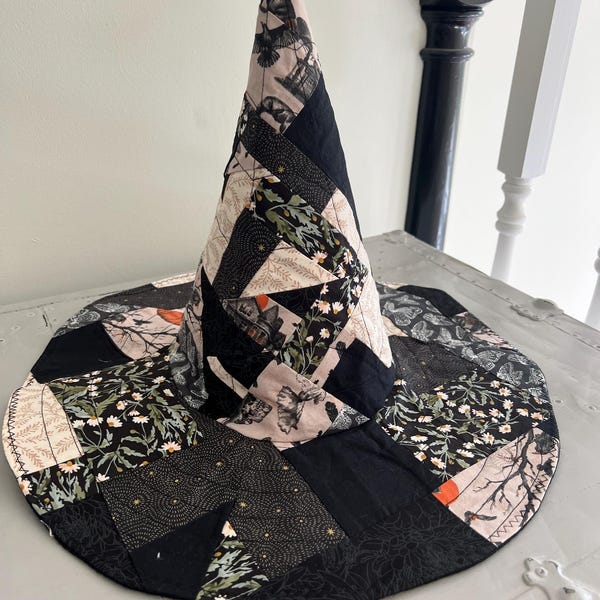 Witch Hat Sewing Pattern – 5 Sizes (toddler to Adult Men) – DIY ...