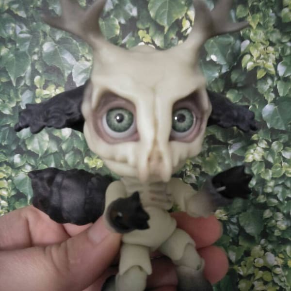 Skullith: A Cute Cryptid Ball Joint Doll - Etsy