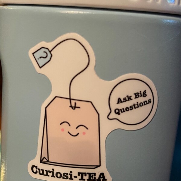 Seagull Stealing French Fries Vinyl Sticker by Earth Curious Art Co ...