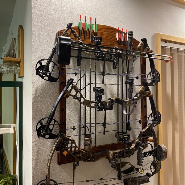 Golf Club, Putter Display Rack. ROTATING, 24 Club Oak Wood. Beautiful ...