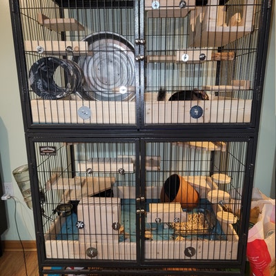 Exterior/interior Full Sets of Cage Guards / Cage Poop Guards MOST ...