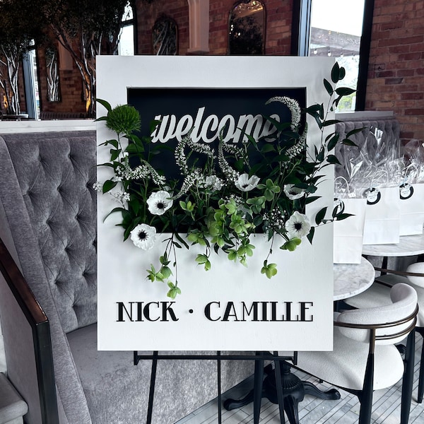 DIY Tutorial Flower Box Welcome Sign - Downloadable Pdf for Weddings ...