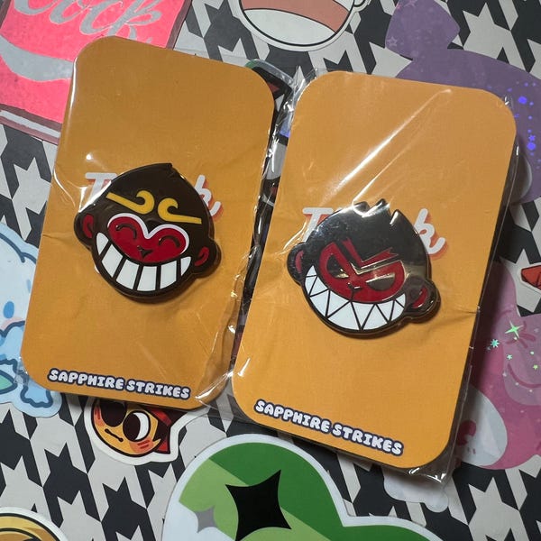 LMK: Sun Wukong and Macaque Logo | Enamel Pin - Etsy