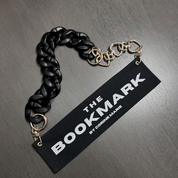 Bookmark With Detachable Handle, Book Carrier, Pink Faux Leather ...