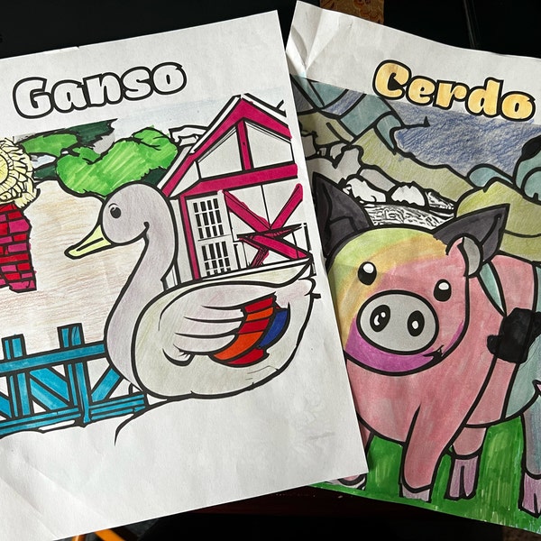 Colors Flashcards, Montessori Flashcards, Printable Flashcards, Spanish ...