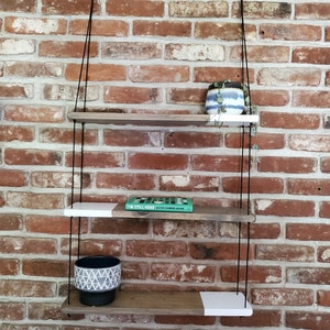 TRIO Two Tone Shelf Hanging Shelf Hanging Shelves Three - Etsy