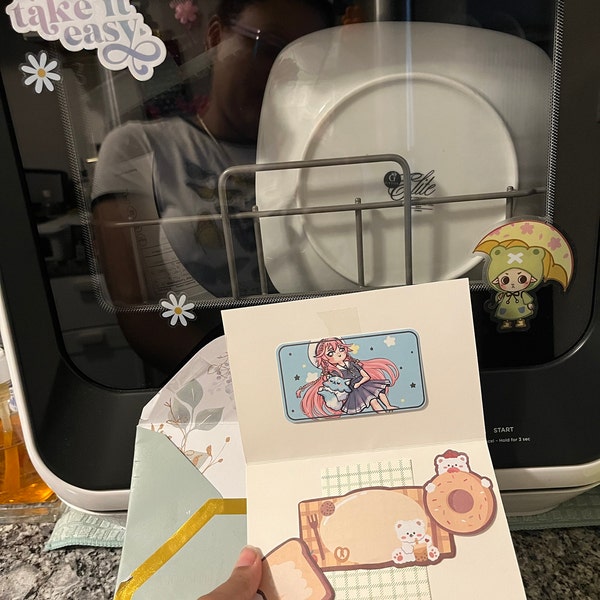 Mascot Chibi Vinyl Stickers clear - Etsy