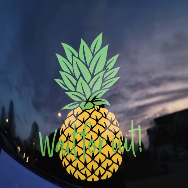 Pineapple Decal | Personalized Pineapple | Summer Decal | Custom ...