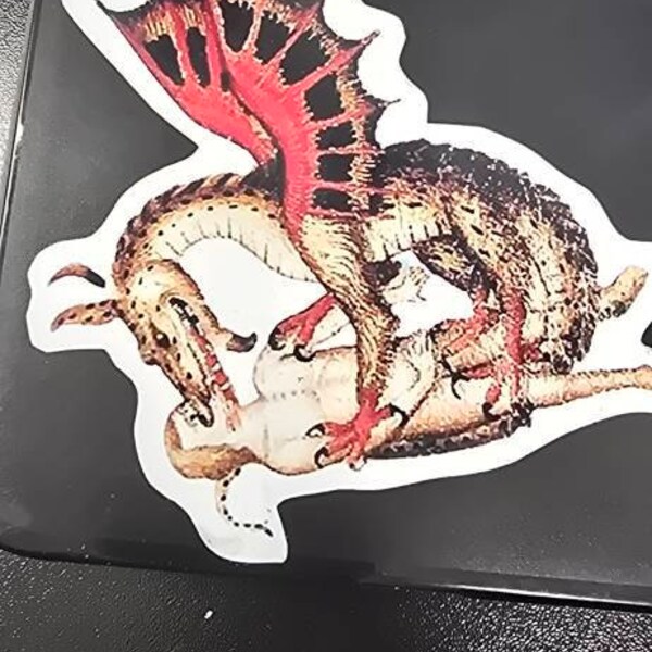 Medieval Stickers. Medieval Manuscript Animal Stickers - Etsy