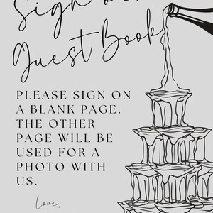 Playing Cards Guest Book Sign Wedding Guestbook Sign Unique Guestbook ...